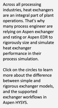 Getting Started with Exchanger Design and Rating in Aspen HYSYS